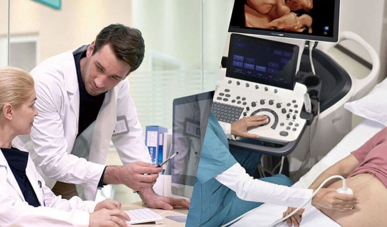 Máy siêu âm Sonoscape P50 Elite công nghệ 5D Slive Silhouette